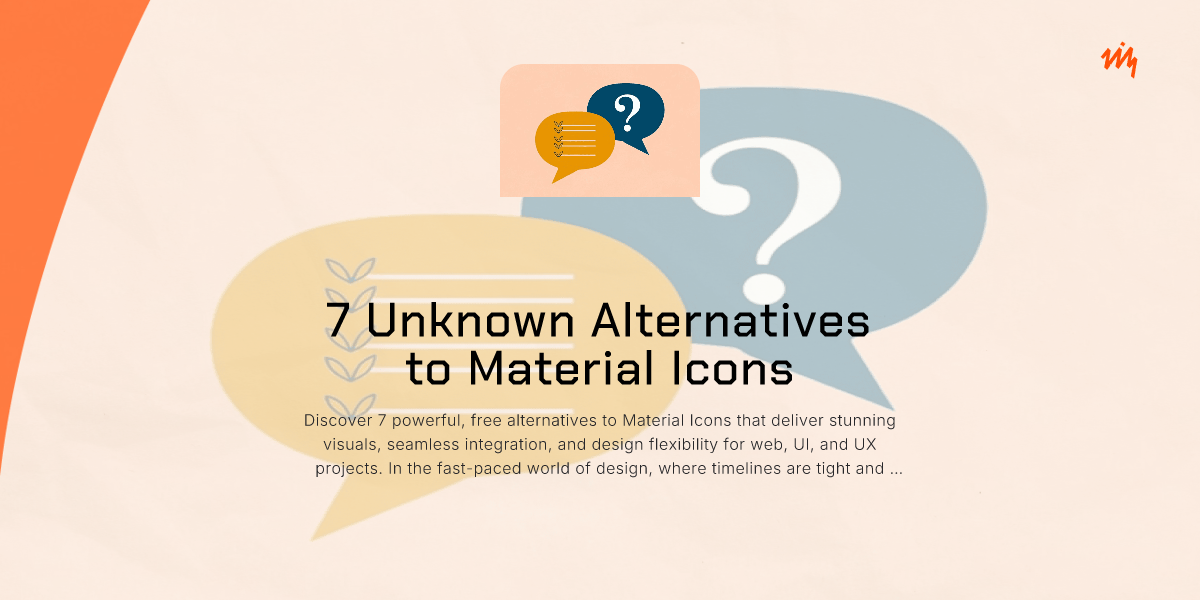 7 Unknown Alternatives to Material Icons