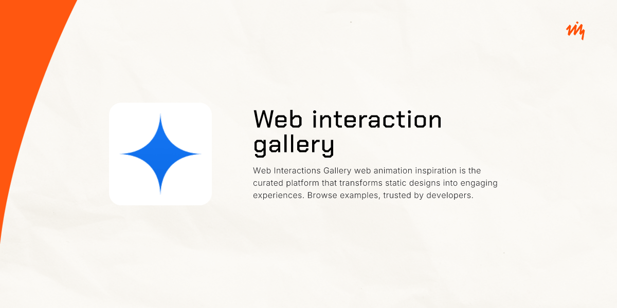 Web interaction gallery